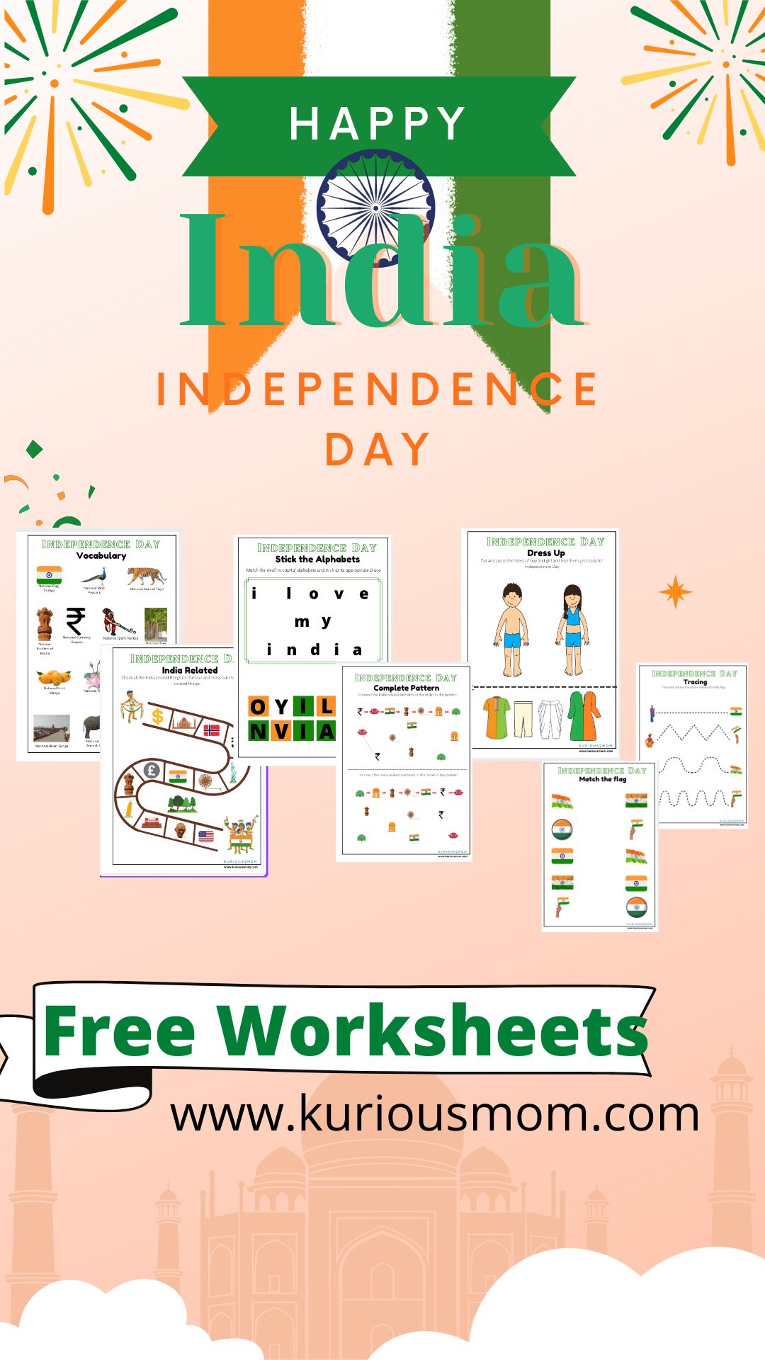 Independence Day free printables - KuriousMom