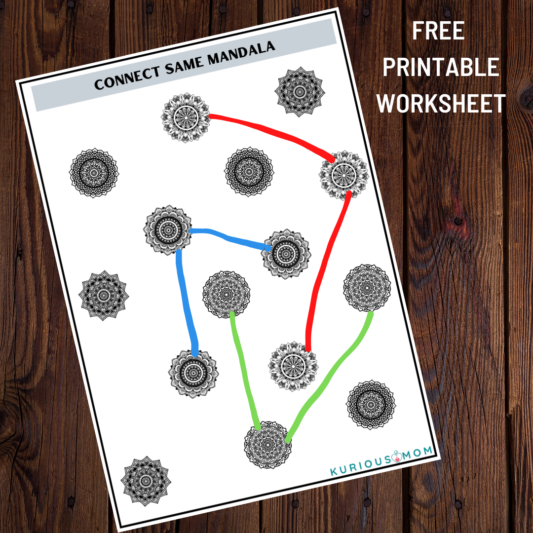 Connect same Mandala - KuriousMom