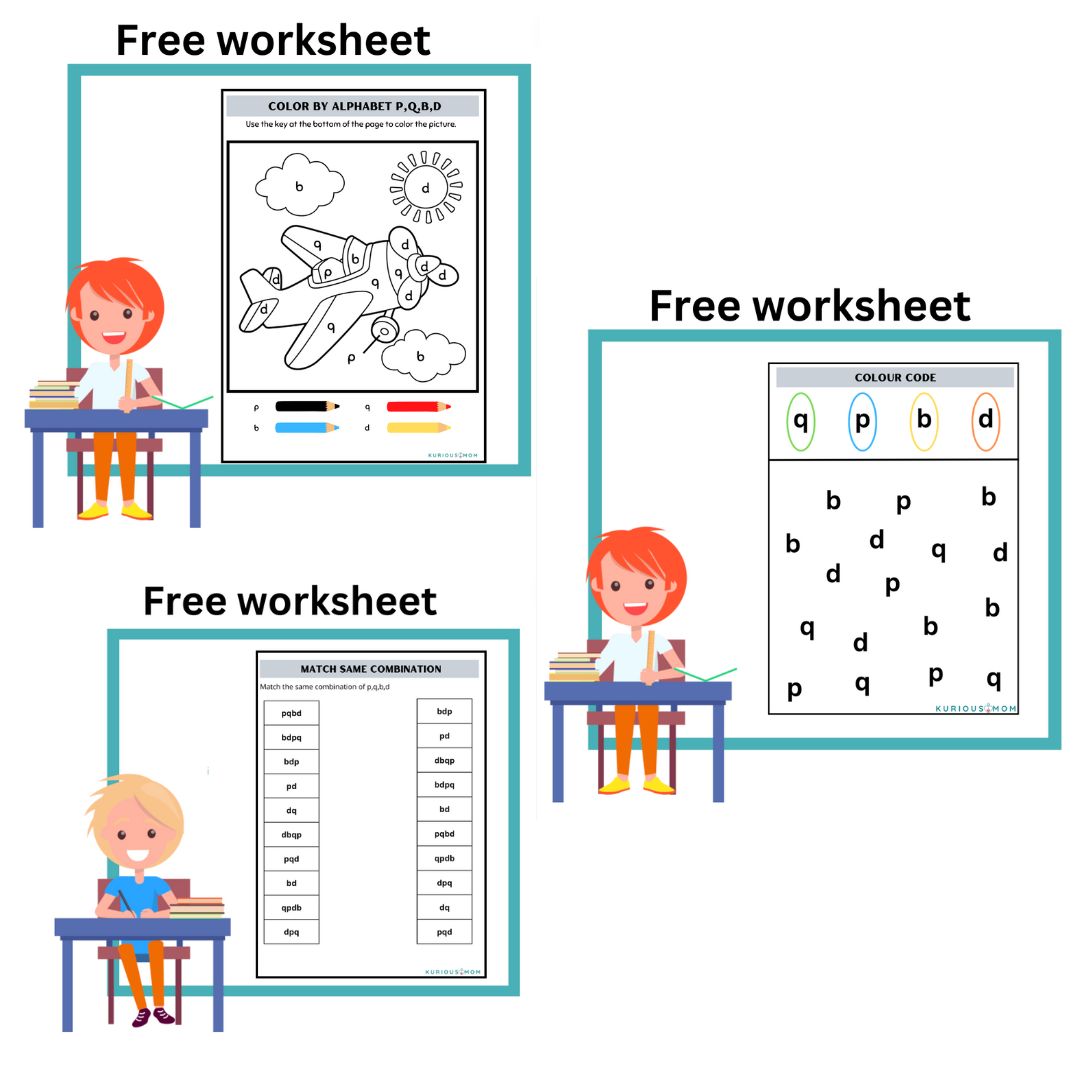 Does your kid gets confused between p, q, b,d - KuriousMom