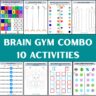 Brain Gym Worksheets for Kids - KuriousMom