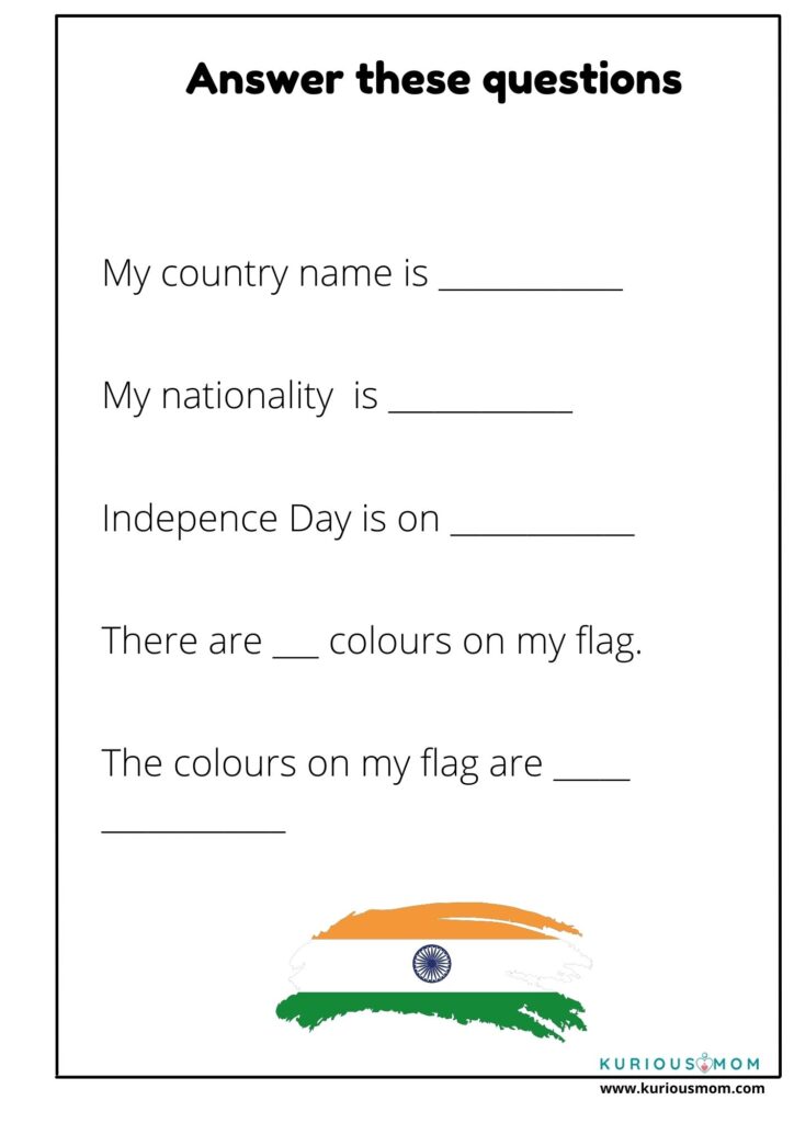 Republic Day Free Printable Worksheets
