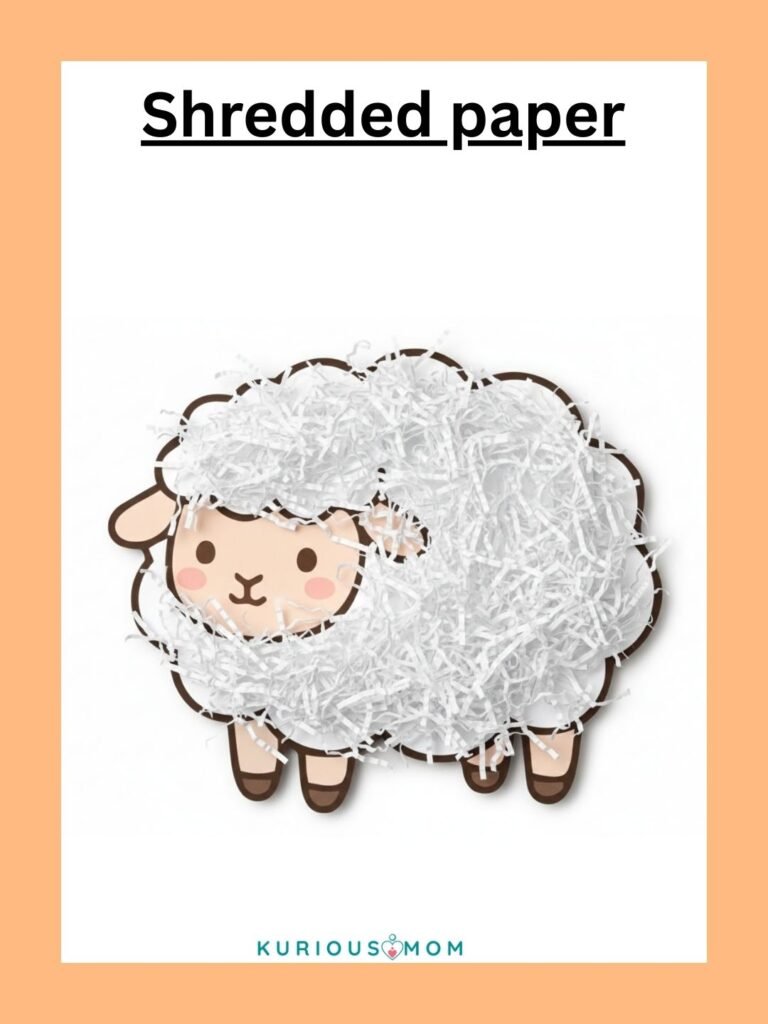 The Sheep Craft Activity - KuriousMom