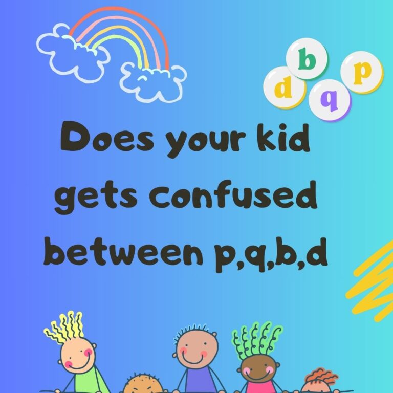 Does your kid gets confused between p, q, b,d - KuriousMom