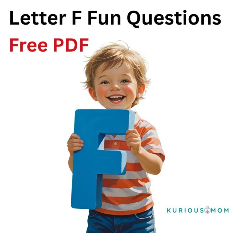 Letter F Fun Questions - KuriousMom