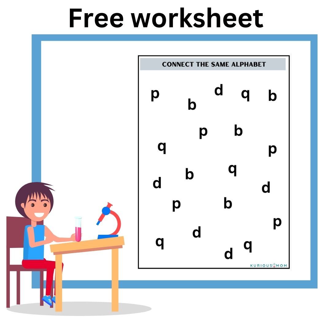 Does your kid gets confused between p, q, b,d - KuriousMom