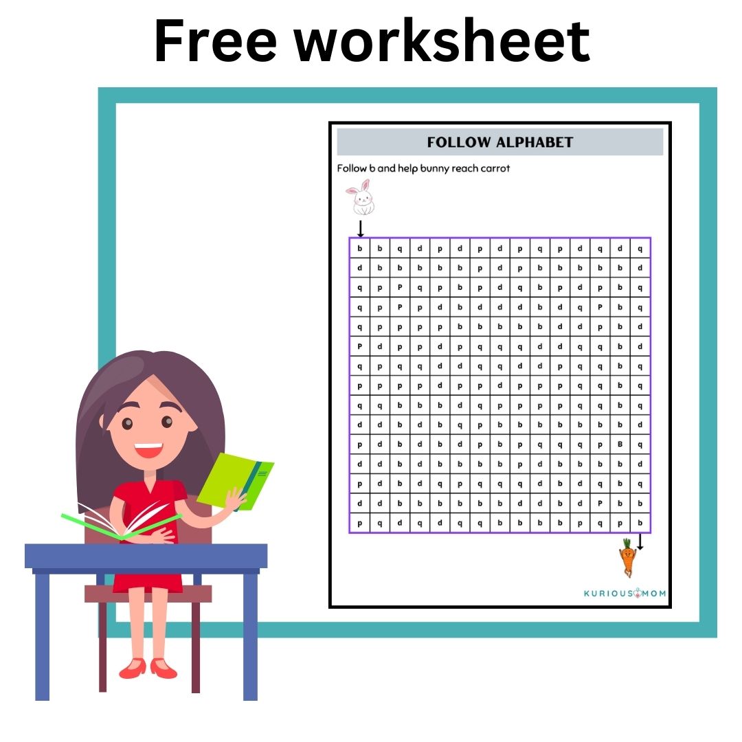 Does your kid gets confused between p, q, b,d - KuriousMom