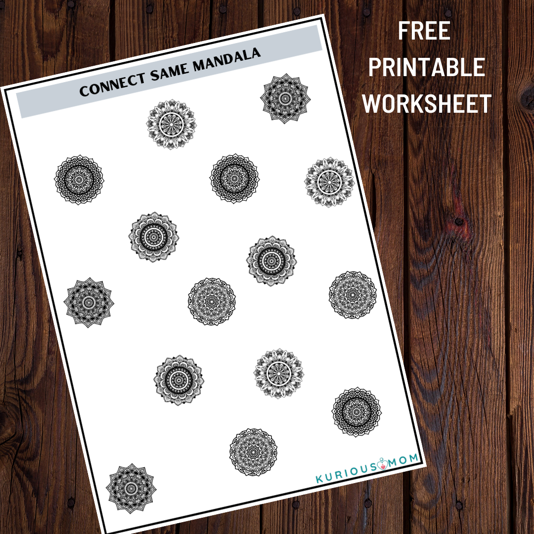 Brain booster worksheet for kids - KuriousMom