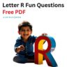 Letter R Fun Questions - KuriousMom