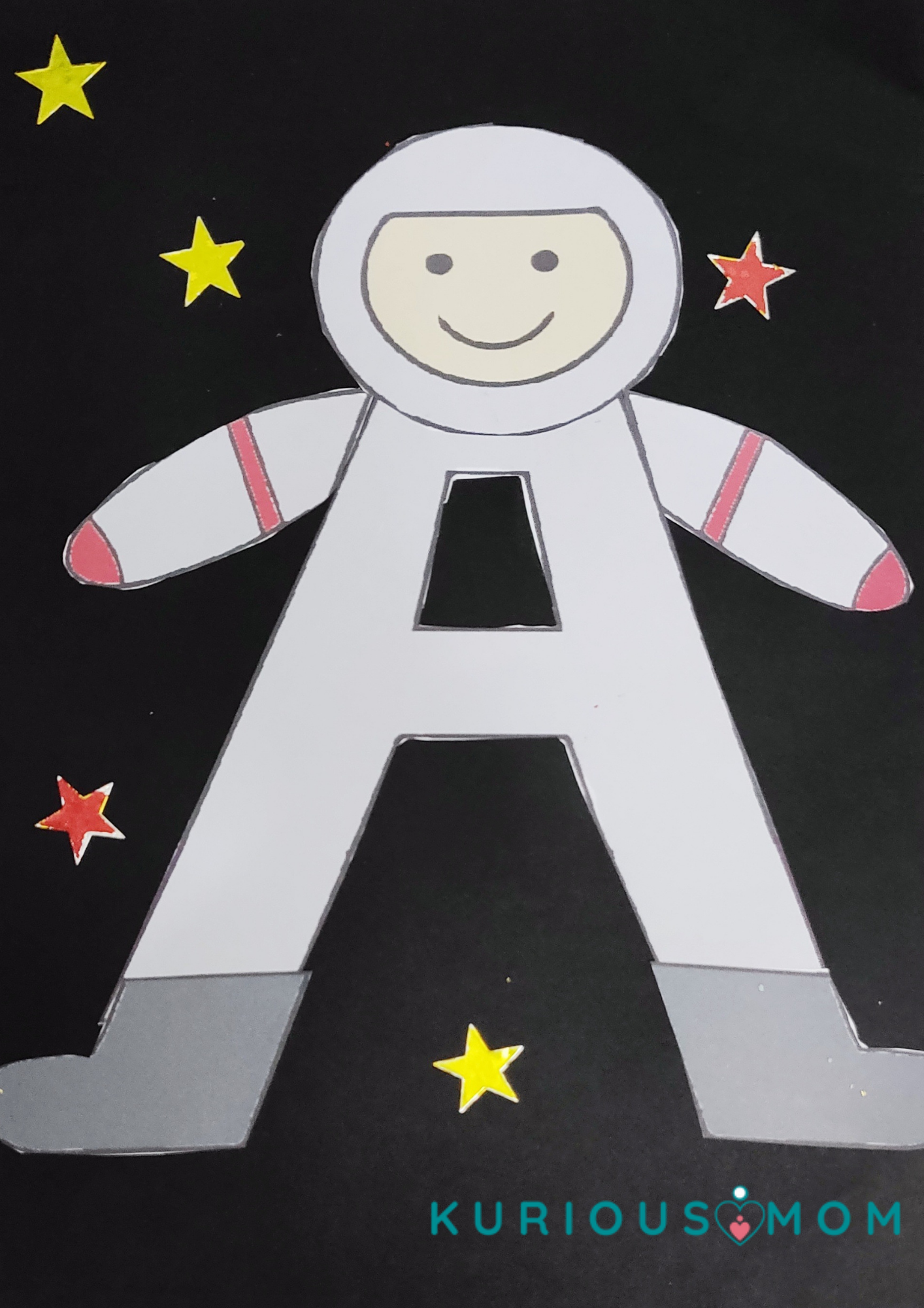 Craft ideas with Capital Alphabets - KuriousMom
