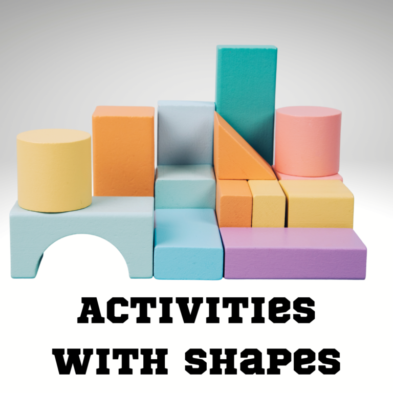 Shapes activities for kids - KuriousMom