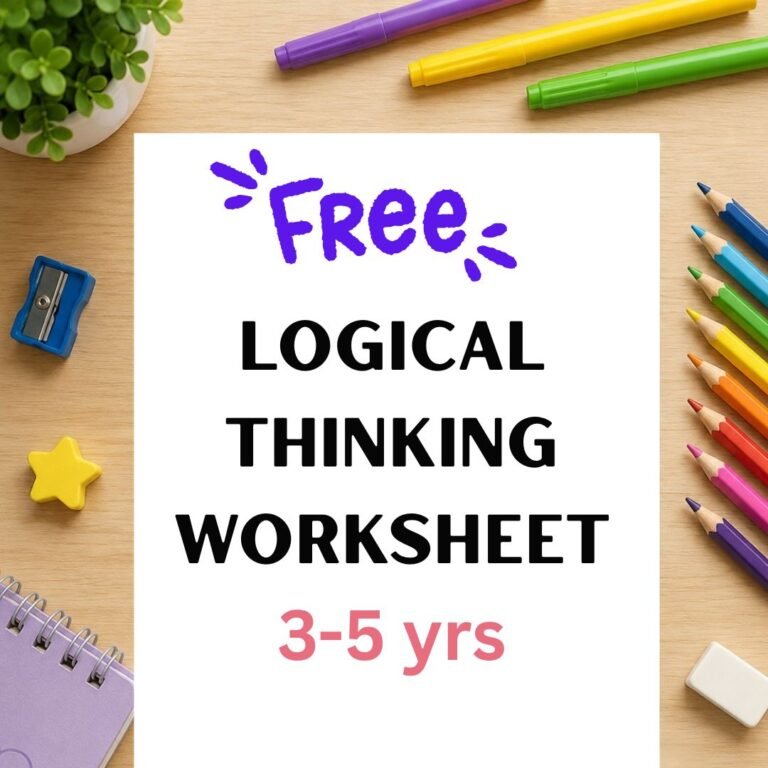 Logical thinking free worksheet - KuriousMom