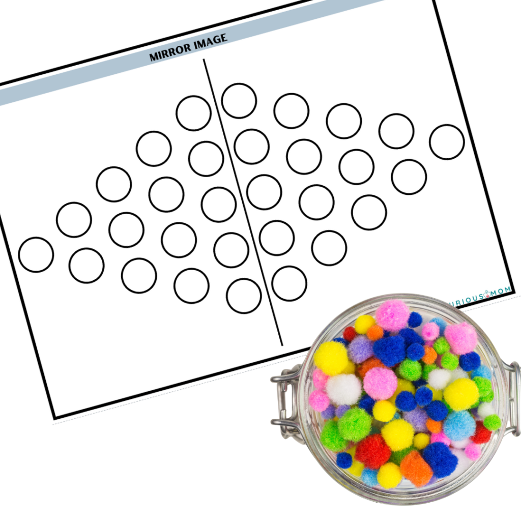 Mirror image activities for kids - KuriousMom