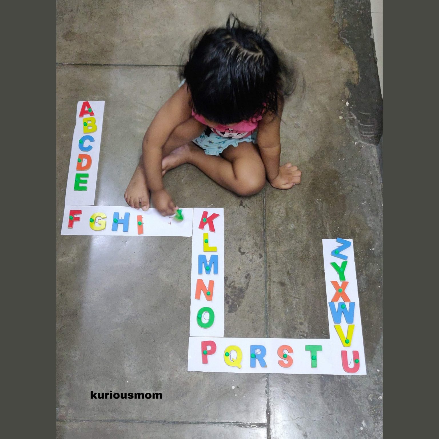 Phonics activity for kids - KuriousMom